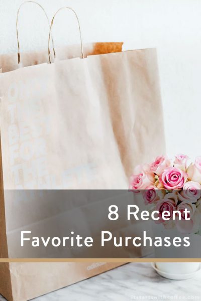 8 Recent Favorite Purchases - It Starts With Coffee - Blog by Neely ...