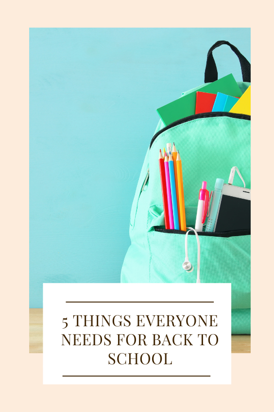 5 Things Everyone Needs For Back To School - It Starts With Coffee ...